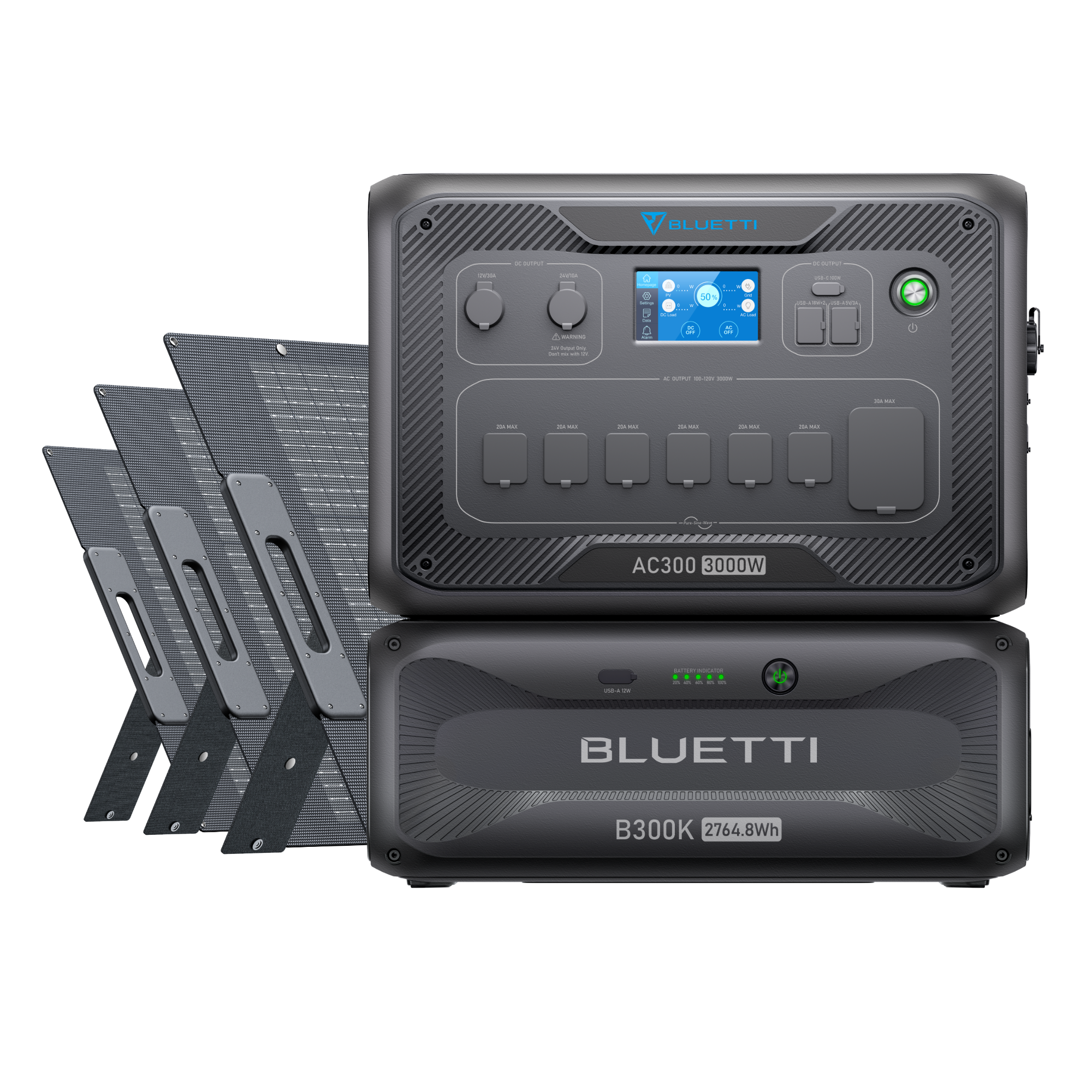BLUETTI AC300+B300K Modular Power System: Ideal for Home Backup and Off ...