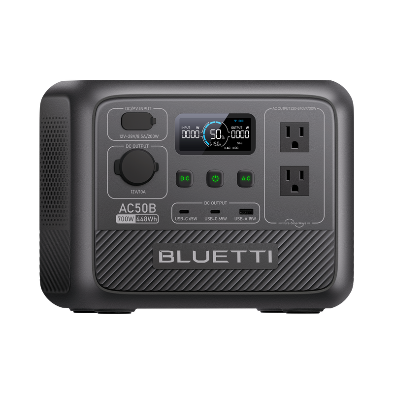 BLUETTI AC50B Portable Power Station | 700W 448Wh