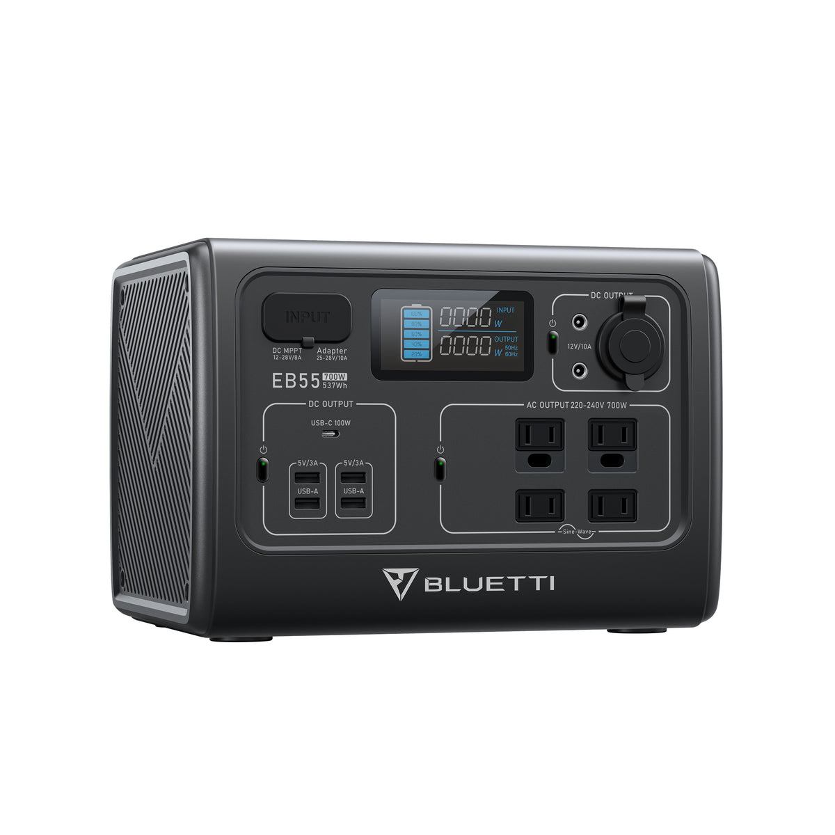 BLUETTI EB55 Portable Power Station | 700W 537Wh